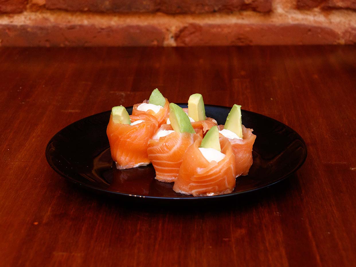 Geisha de salmón (6u) – Sushi Sun